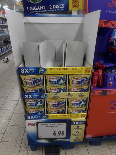 Persil Gigant DISCS Waschmittel Gratis Testen ab 01.08. bei 0,00 ...