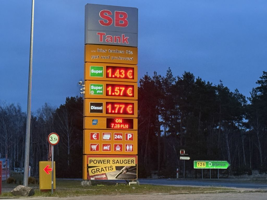 Luxus Polen Benzin 95 Preis Ebenbild