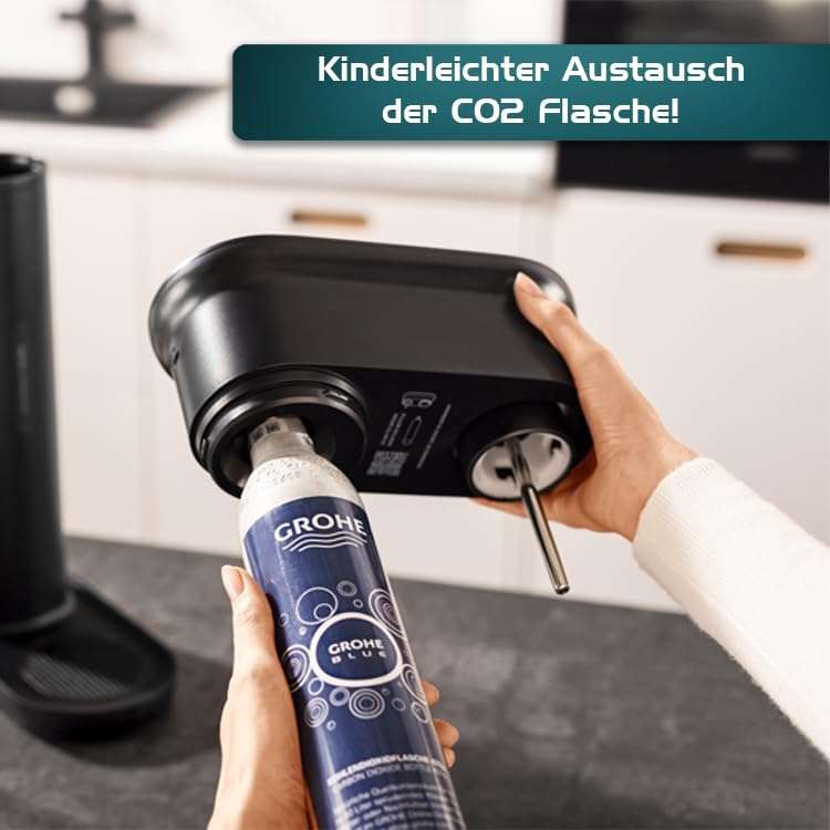 Grohe Blue Fizz Wassersprudler Starter Set Testsieger Amazon Prime ...
