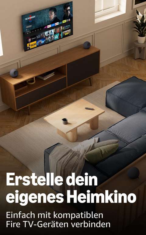 Echo Studio (neueste Generation) kompakt – 3D-Sound, Dolby Atmos at Amazon