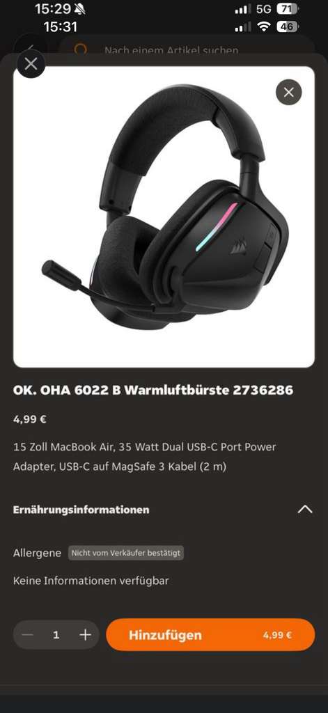 Joy-Con 2er-Set, Apple Pencil USB-C – Local Deal bei Lieferando ...
