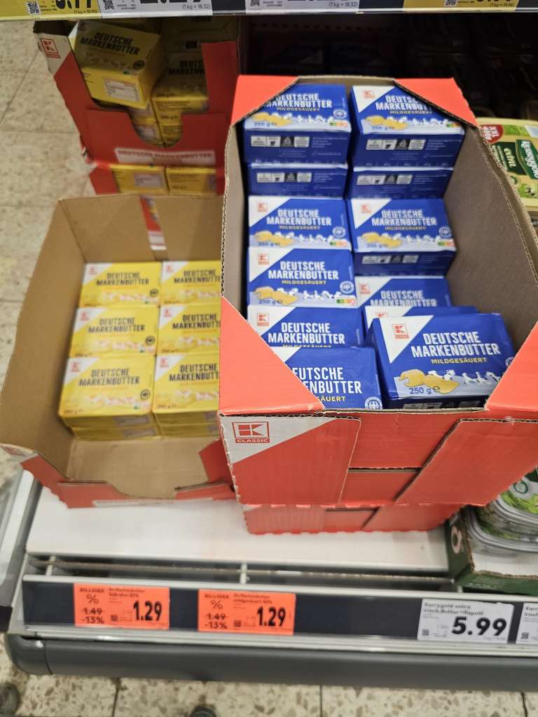 K Classic Deutsche Markenbutter 250g nur 0,99 € bei Kaufland | mydealz