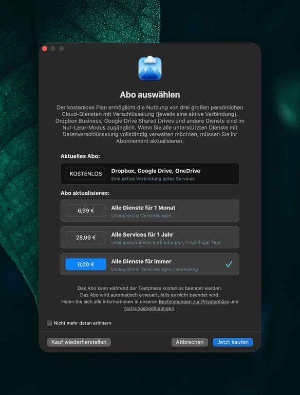 CloudMounter - MacOS App heute kostenlos (Lifetime) at App Store | mydealz