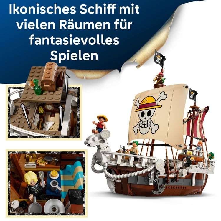 LEGO ONE PIECE 75639 Das Piratenschiff Flying Lamb, 70,41€ mit ...