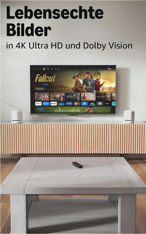 Amazon Fire TV Stick 4K Max (neueste generation), unterstützt Streaming ...