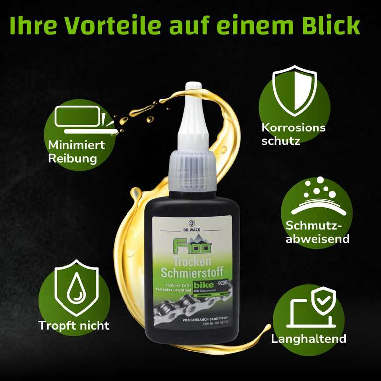 DR. WACK F100 Trocken Schmierstoff 50 ml - Kettenöl schmutz ...