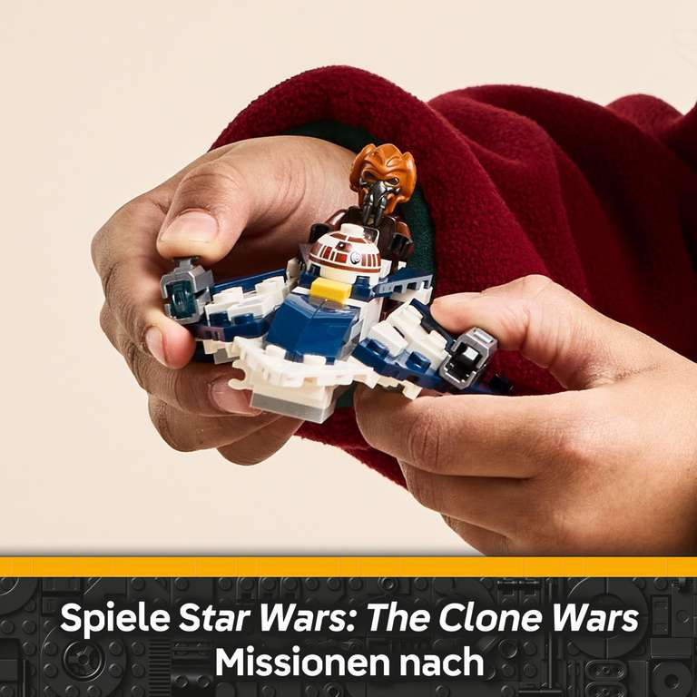 Plo Koons Jedi Starfighter Microfighter LEGO 75400 – ab 9,99€ bei Amazon