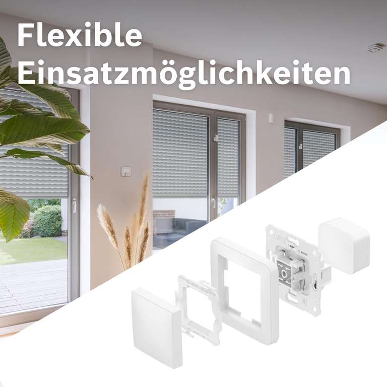 Bosch Smart Home Wandschalter für Aktoren, 35mm Tiefe, 1/2 ...