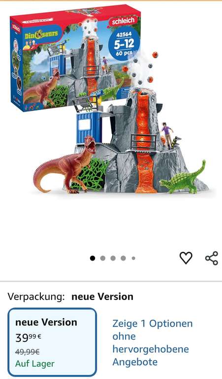 Schleich DINOSAURS 42564 Große Vulkan Expedition – jetzt bei Smyths ...