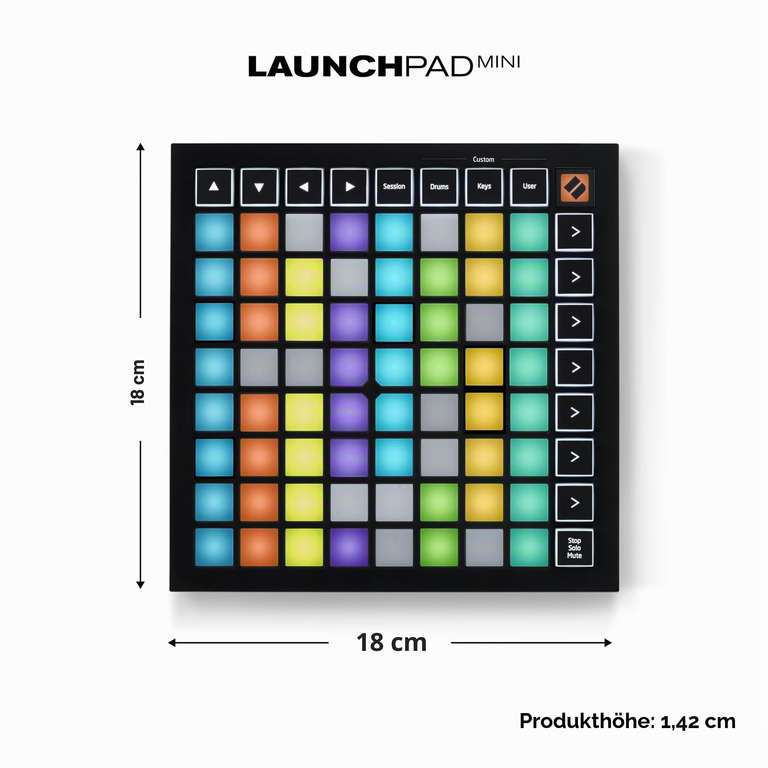 Launchpad Mini MK3 MIDI-USB-Grid-Controller 64 RGB-Pads, 3 Modi ...