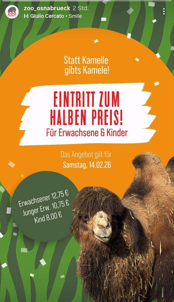 Zoo Osnabruck Rabatt Coupons 2024