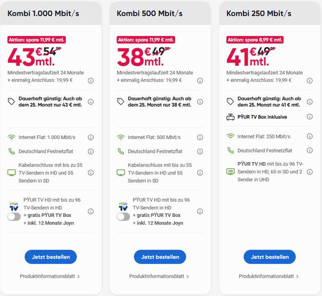 PŸUR Internet-Tarife 50–1000 Mbit/s ab 23 €/Monat – jetzt bei PŸUR at ...