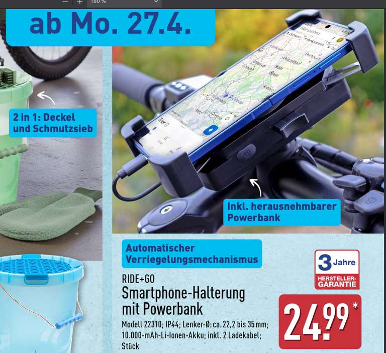 Handyhalterung Fahrrad Aldi