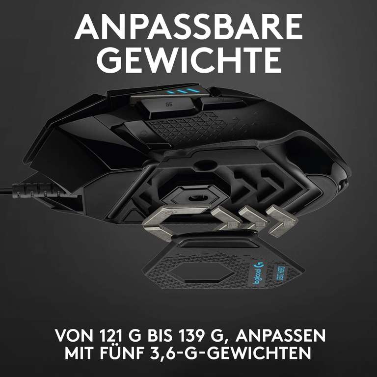 Logitech G502 HERO High-Performance Gaming-Maus ~ 19,99€ | 25K DPI | 11 ...