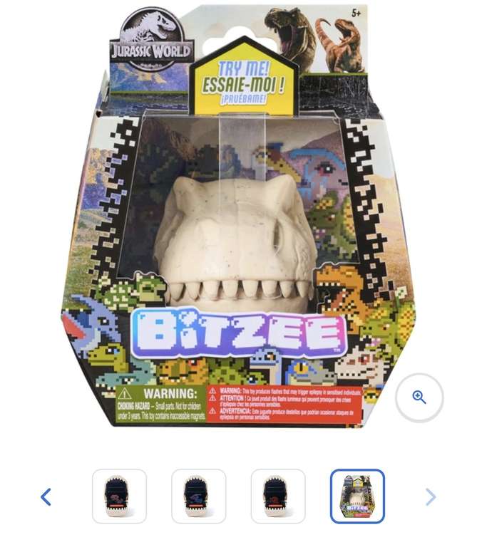 Bitzee Jurassic World – interaktives Dino‑Spielzeug bei Smyths Toys, 14 ...