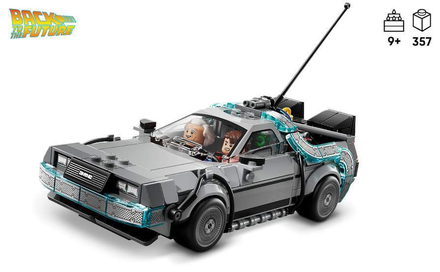 LEGO Speed Champions Zeitmaschine aus Zurück in die Zukunft 77256 – ab ...