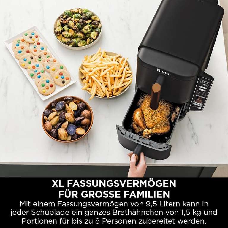 Ninja Double Stack XL SL400EUCP Heißluftfritteuse 9,5 l – 169,99 € bei ...