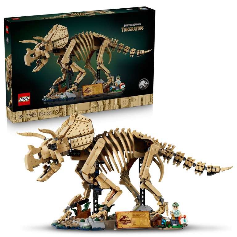 Triceratops 77985 LEGO Jurassic World – Triceratops-Skelett mit Details ...
