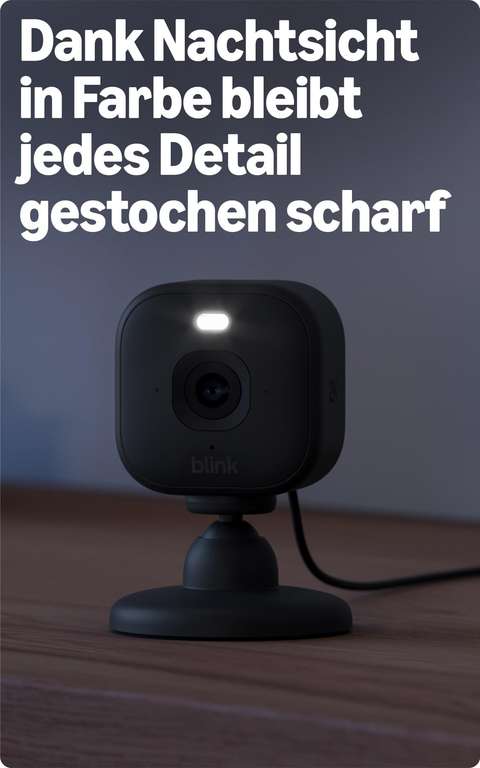 Blink Mini 2K+ (newest gen) | Plug-in Home Security Camera with 2K ...