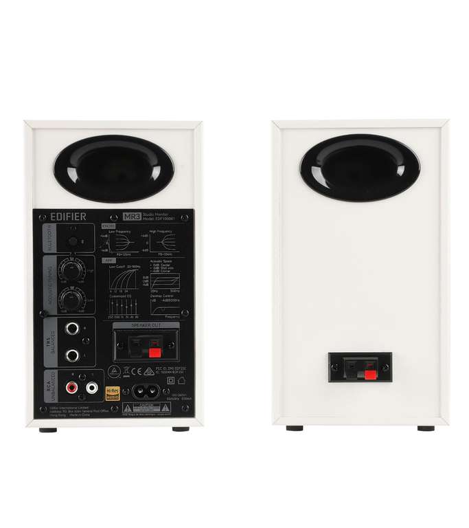 Edifier MR3 Compact Studio Speaker 2.0, Hi-Res Audio 52Hz - 40kHz ...