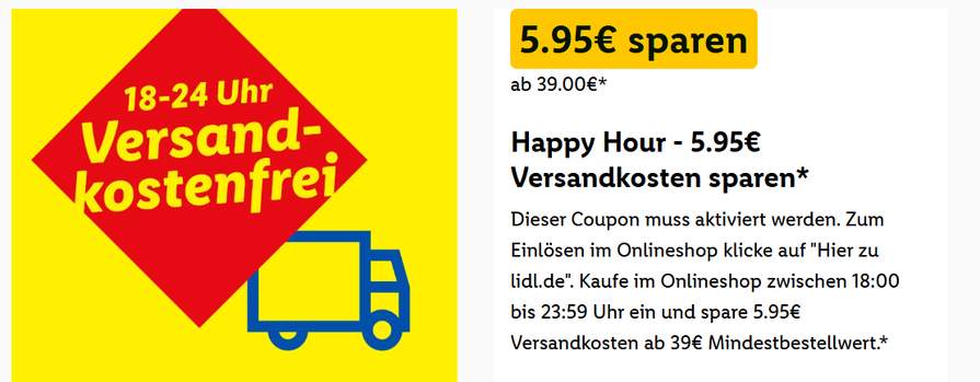 Lidl Ab Wann Versandkostenfrei