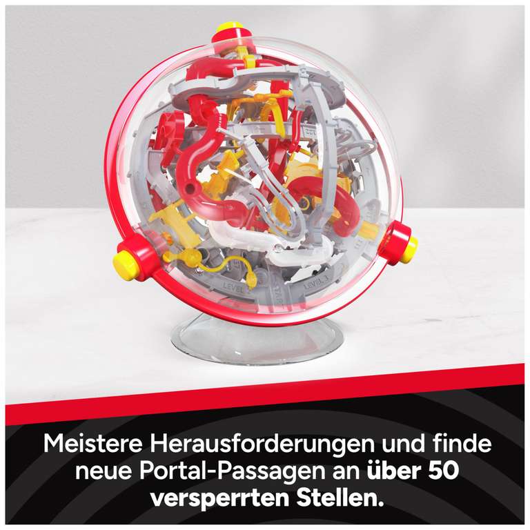 Perplexus Portal 3D-Kugellabyrinth – 150 Hindernisse, 50 Passagen ...