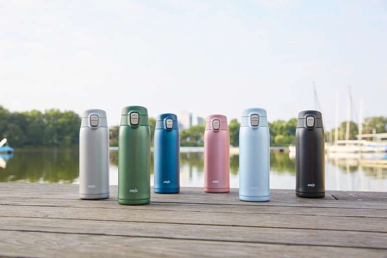 Prime Emsa Travel Mug Light 0,4 L – ultradünn, 8h heiß/16h kalt ...