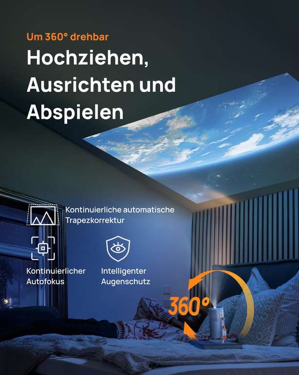 XGIMI MoGo 4 Laser Handy Beamer mit Akku (Prime Day) | mydealz