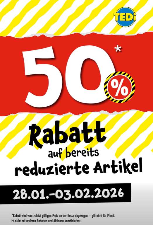 50% Rabatt auf Deko-Herzen für 0,50€ bei TEDI in deiner Nähe | mydealz