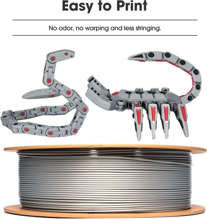 [Prime] 10kg eSUN PLA Filament 1.75mm | 4x1kg weiß | ~7,67€ pro KG ...