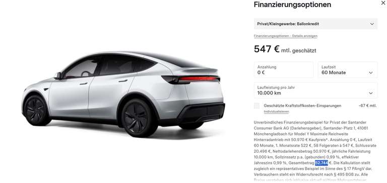 Tesla Finanzierung Erfahrung