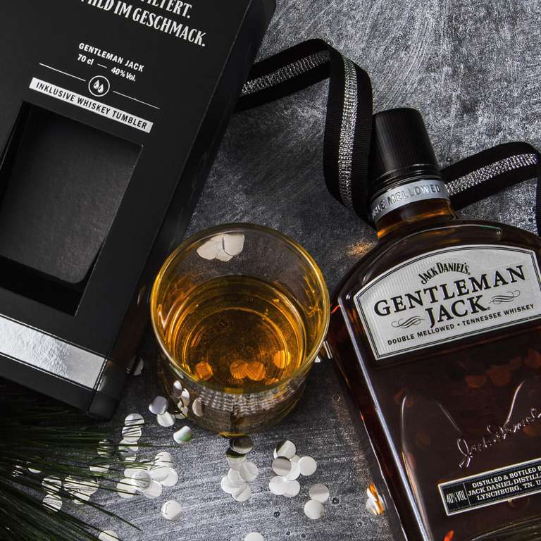 Jack Daniel's Gentleman Jack Tennessee Whiskey - Geschenkset 0,7L mit ...