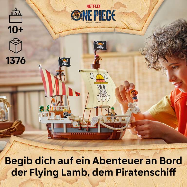[Amazon Prime] LEGO ONE PIECE - Das Piratenschiff Flying Lamb (Going ...