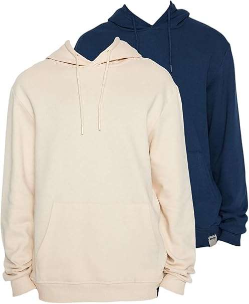 [PRIME] 2x Hoodie blau/beige - Stückpreis 4,70€ 100% Baumwolle Größe L ...
