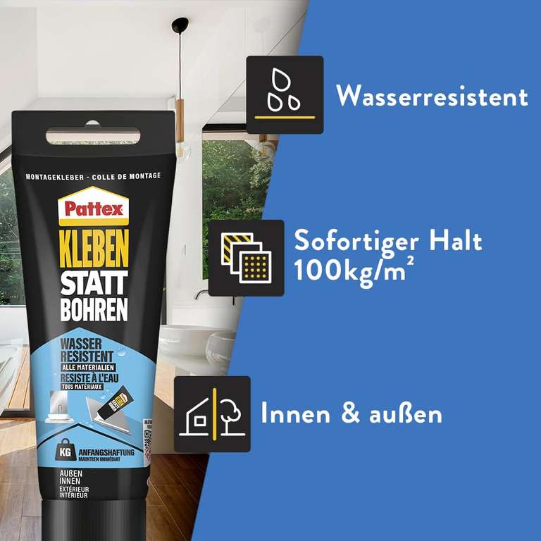 [Prime] Pattex - Montagekleber Kleben statt Bohren - 340g | mydealz