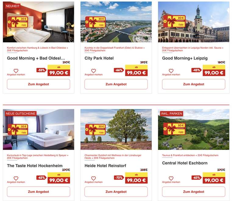 Wunderschone Netto Reisen Hotelgutscheine 2022 Bild
