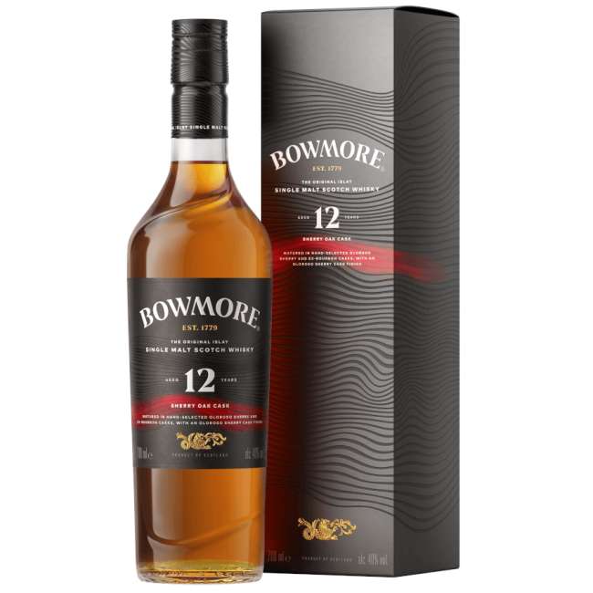 Bowmore 12 Jahre Sherry Oak Cask Islay Whisky 0,7l 40% – at Das gibt es ...