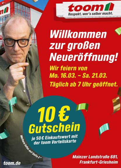 Rezensionen Fur Toom Baumarkt Frankfurt Griesheim