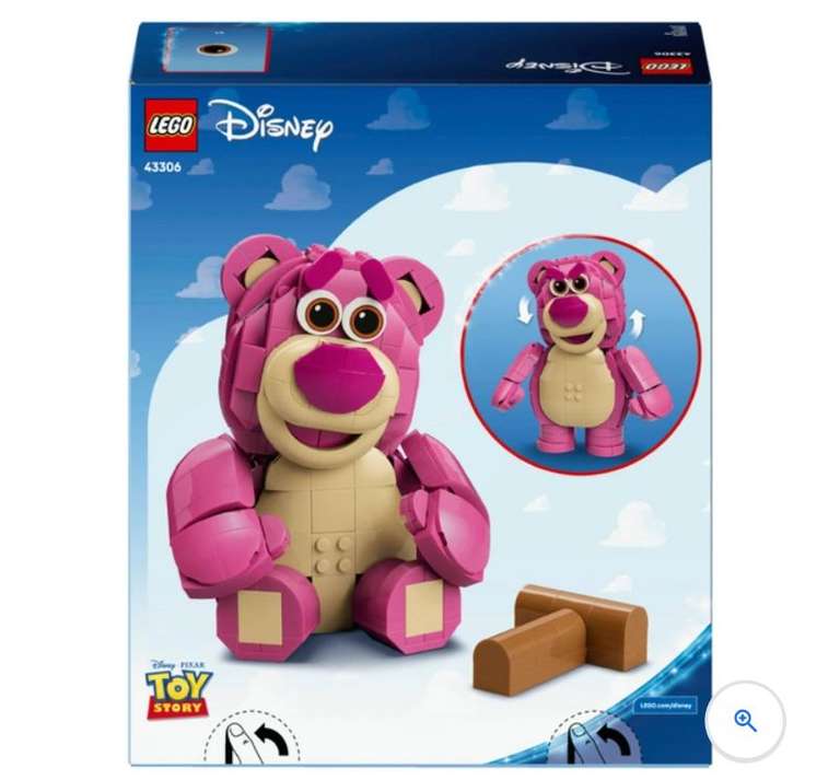 Lotso LEGO Disney Pixar 43306 – Bauset Toy Story 3, 570 Teile; ab 9 ...