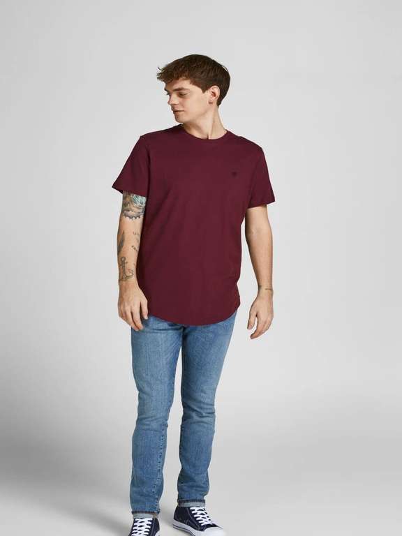 JACK & JONES 5er-Pack T-Shirts 100% Baumwolle L Navy Blazer – 31,86 ...