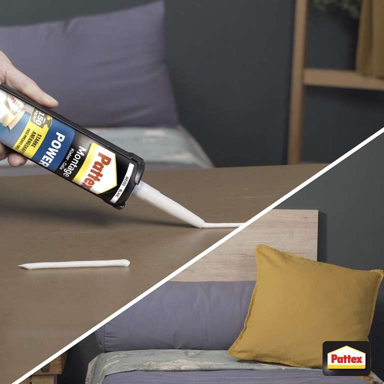 [Prime] Pattex Montagekleber Power, Baukleber mit starker ...