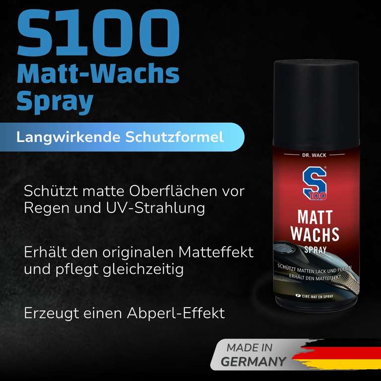 DR. WACK S100 Matt Wachs-Spray 250 ml | mydealz