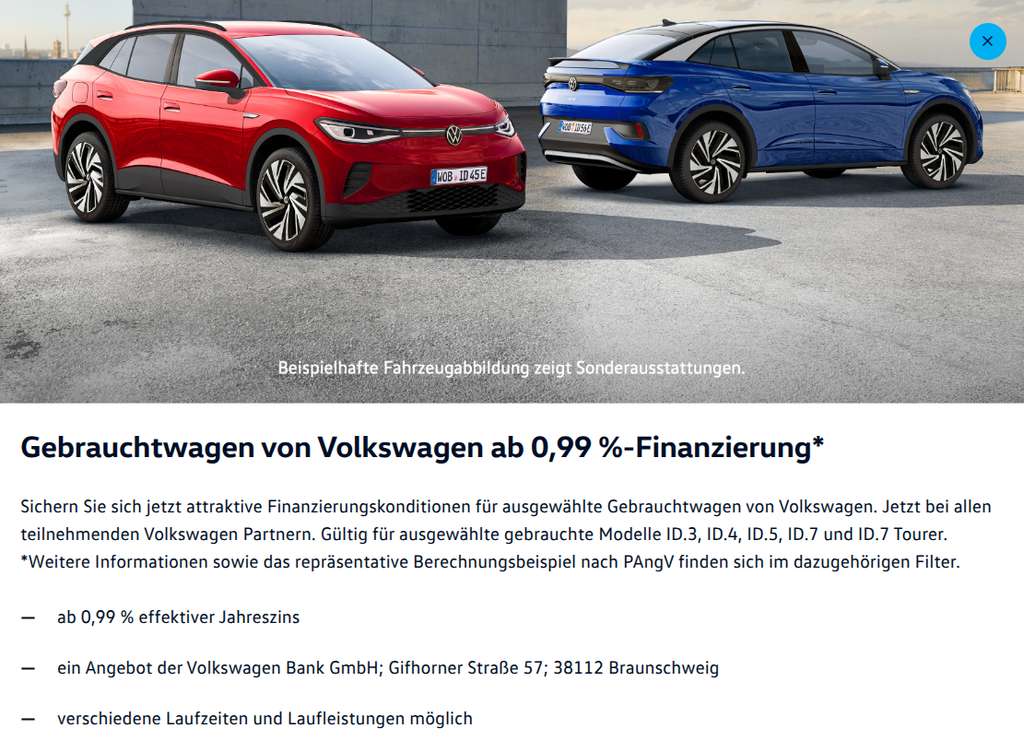 0 Finanzierung Auto Vw
