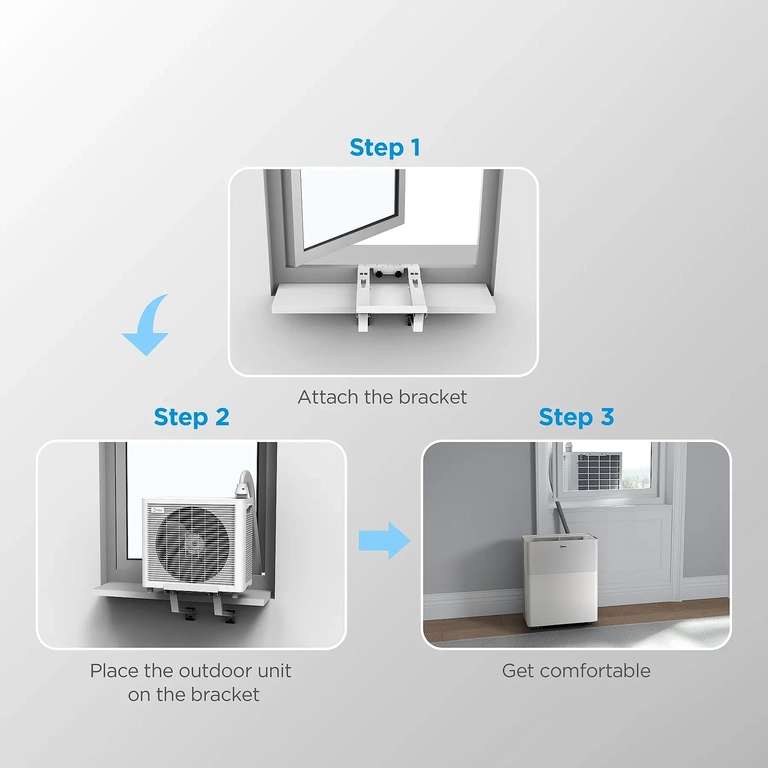 Midea PortaSplit-E 12K, tragbarer Mini-Split-Klimaventilator, 12000 BTU ...
