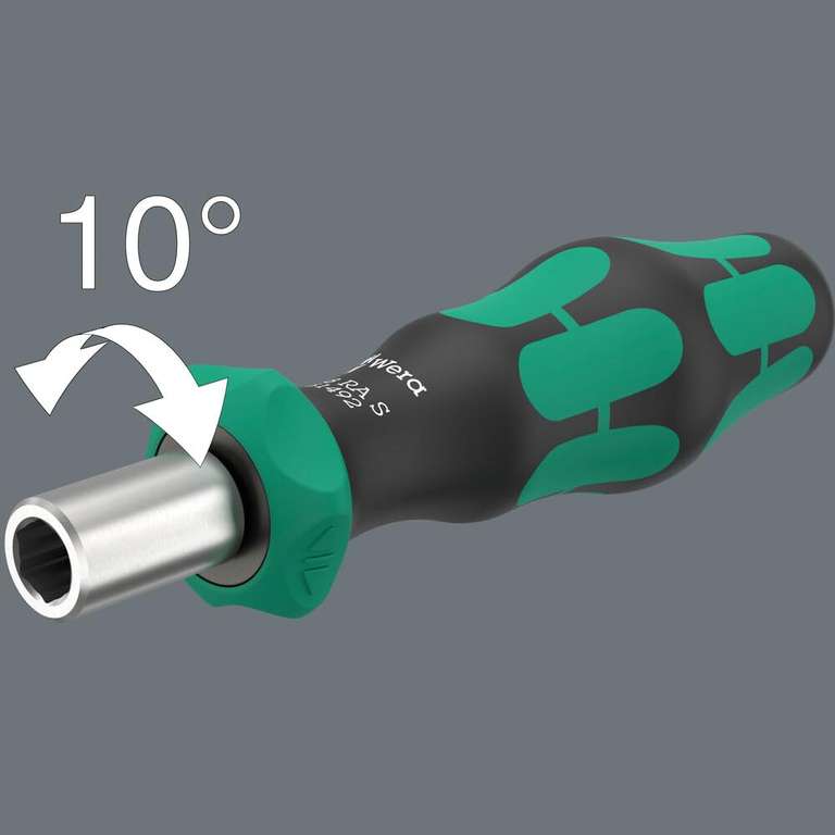 Wera 838 RA S Bit-Handhalter mit Ratschenfunktion 1/4" für 13,58 ...