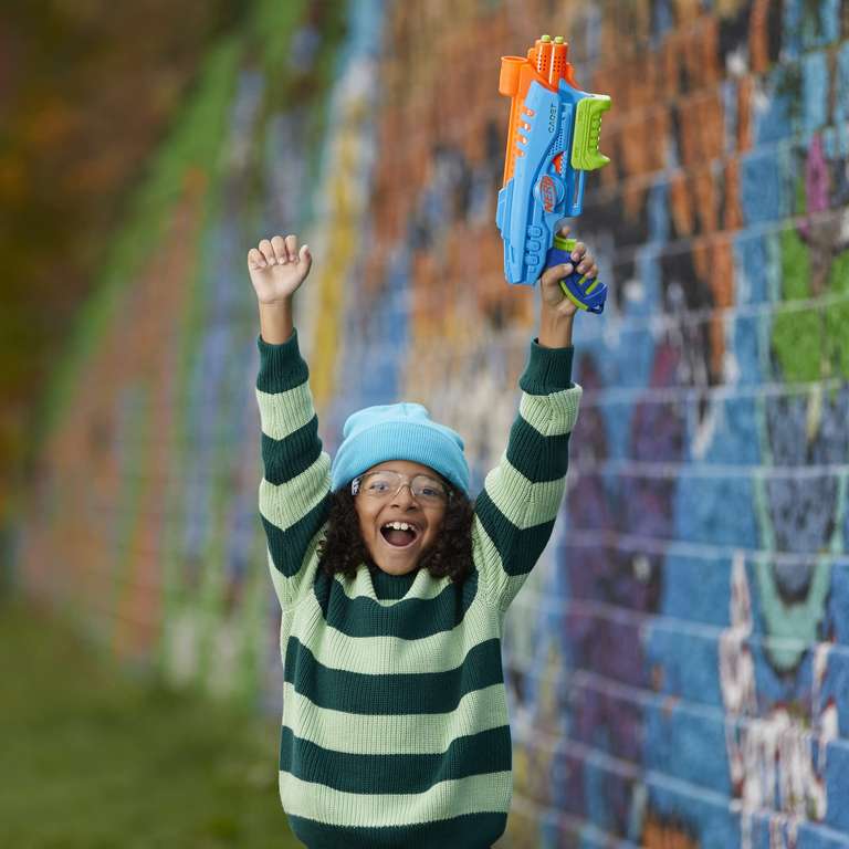 [Prime] Nerf Elite Junior Ultimate Starter Set, 2 Easy-Play Blaster, 15 ...