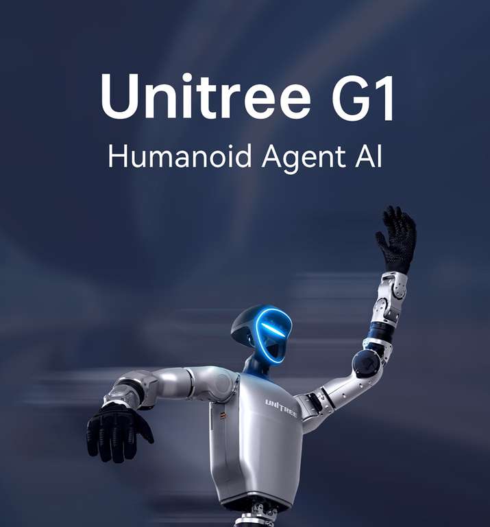 Preissenkung: Unitree G1 humanoider Roboter: 130cm, 23 Freiheitsgrade ...