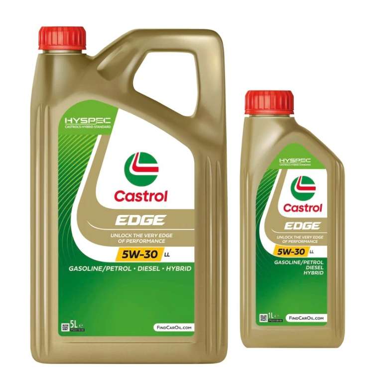 Castrol EDGE 5W-30 LL Longlife 5L – Motoröl günstig bei BAUHAUS, 35,11 ...
